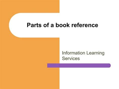 Book Reference Management Pptx