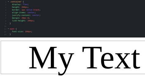 Css How To Seriously Align A Text Vertically In A Span Or Div Stack