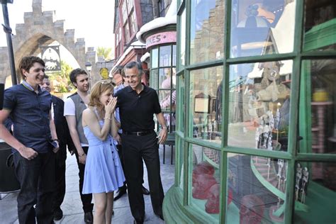 Emma Watson Emma Watson Visited The Wizarding World Of Harry Potter