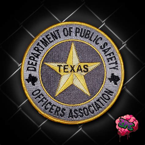 Tx Txdps Department Of Public Safety Tx Officers Association Patch Zombie Hq