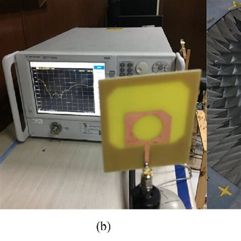 A Fabricated Prototype B Pna Network Analyzer Measurement S 11