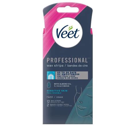 Veet® Professional™ Wax Strips For Face Sensitive Skin With Almond