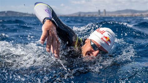 Olympic Games Triathlon Defending Champion Kristian Blummenfelt Taking
