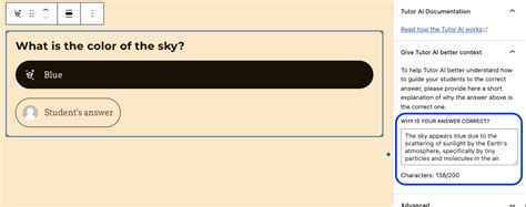 tutorai interactive block sensei lms