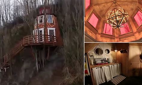 Illegal Treehouse With No Electricity Septic Or Bathrooms Listed For 230 000 In Pricey
