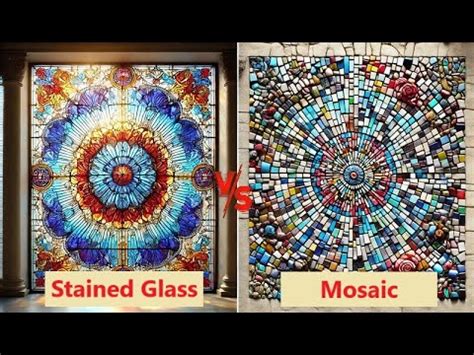 Stained Glass Vs Mosaic Which Art Form Is More Stunning Youtube