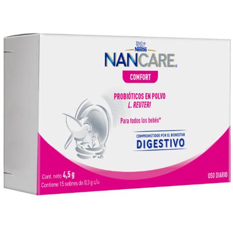 Nan Care Comfort Probioticos En Polvo 15 Sobres De 0 3 G C U