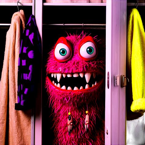 Download Monster Hiding In Closet Png Wfb
