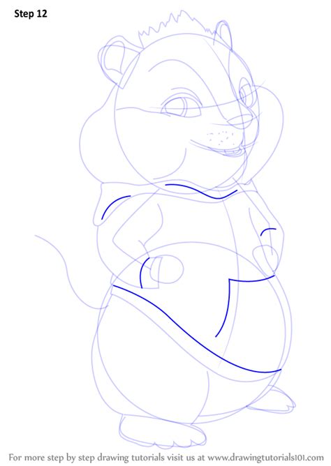 How To Draw Theodore From Alvin And The Chipmunks Alvin And The Chipmunks Step By Step Artofit