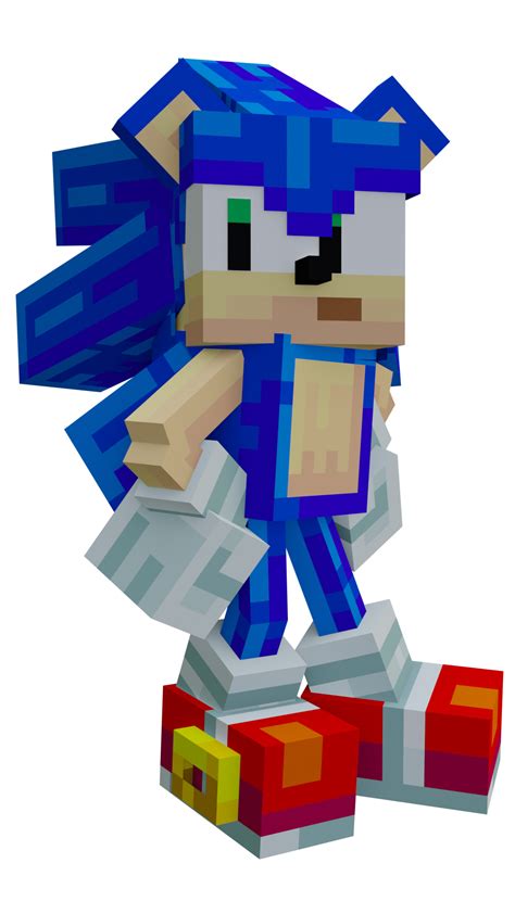 Minecraft Sonic Blend Fbx By Langtanium On Deviantart