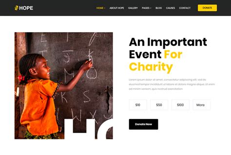 Hope The Best Joomla Template For Charity NGO And Fundraising Sites JoomShaper
