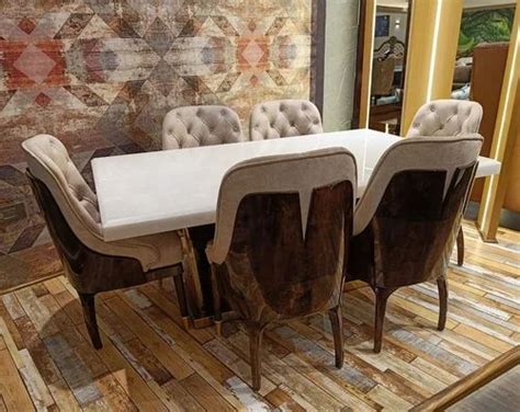 Onyx Marble 6 Seater Dining Table Set At ₹ 135000set Marble Dining