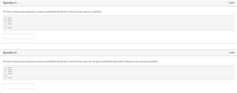 Solved Find The Missing Value Required To Create A Chegg