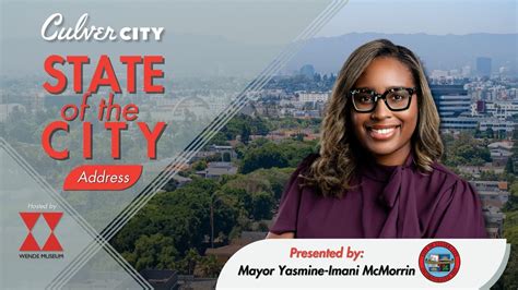 State Of The City 2024 Presentation By Mayor Yasmine Imani Mcmorrin Youtube