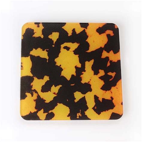 Tortoise Shell Effect Square Coaster Bobo And Bob