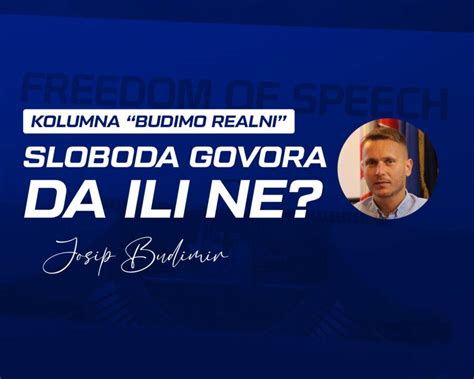 Josip Budimir Sloboda Govora Da Ili Ne Sportalo