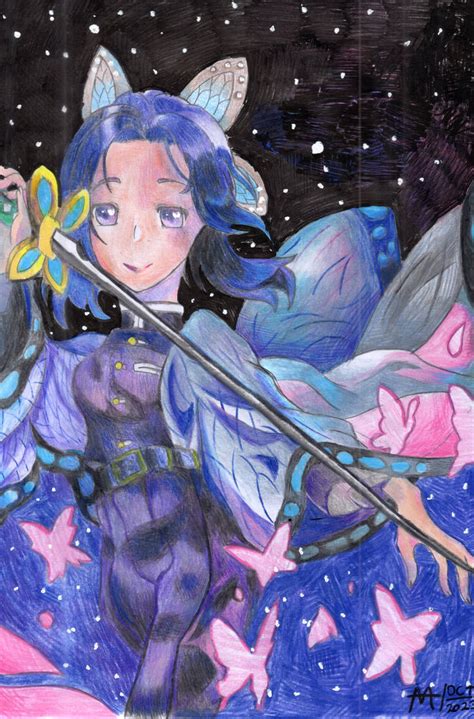 Shinobu Kochou Kimetsu No Yaiba Fanart By Allieartmaker On Deviantart