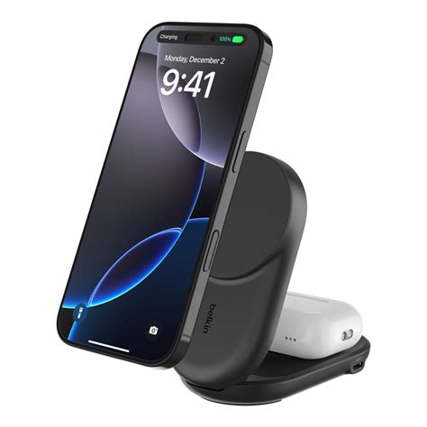 Ultracharge 2 In 1 Foldable Magnetic Charger With Qi2 25w Belkin Uk