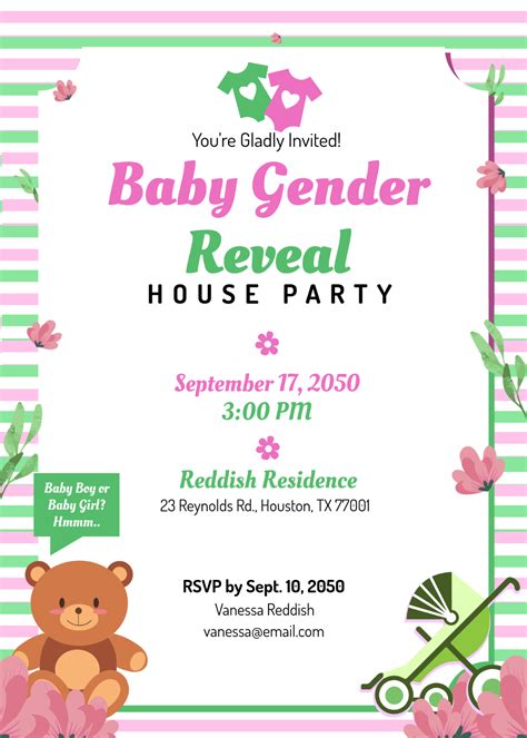 Free Gender Reveal Templates To Edit Online
