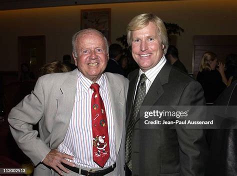 Dick Van Patten And Producer Steve Austin During The Santa Trap World