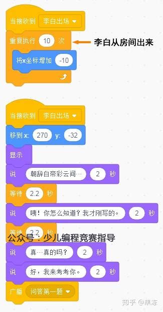 Scratch全国少儿编程竞赛获奖作品《时空穿越》解析下篇 Scratch编程