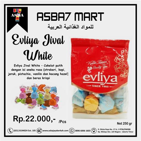 Evliya Jival Putih 250gr Asba Jaya Berkah