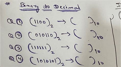 Binary To Decimal Conversion In Hindi Part 1 Number System 2024