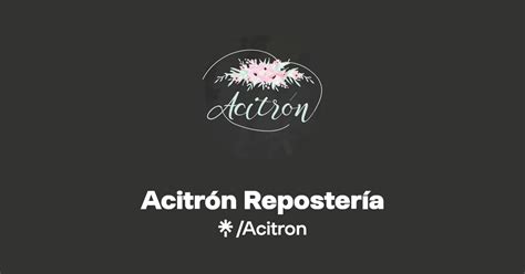 Acitrón Repostería Linktree