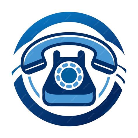 Abstract Phone Call Logo Design With Colorful Shapes Premium Ai