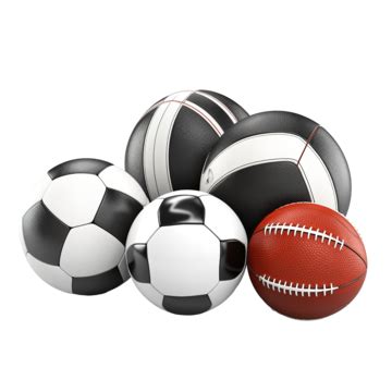 Sports Balls 3d Illustration Sports Balls Balls Basketball Png
