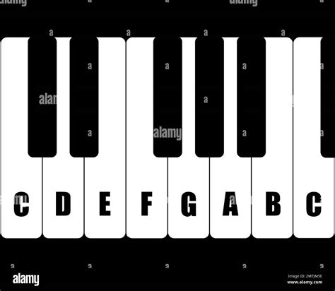 All Values Music Tones Isolated On White Background Vector