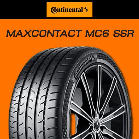ยาง Continental Maxcontact Mc6 Ssr ศูนย์รวมแม็กซ์ยางช่วงล่างgurutaiya