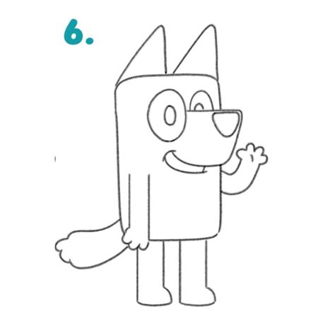 How To Draw Bluey Step By Step Tutorial In The Playroom