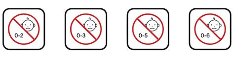 Premium Vector Warning For Toys Or Any Objects That Contain Small