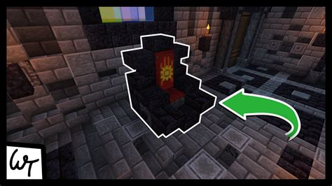 Detailed Dark Medieval Throne Minecraft Tutorial Youtube