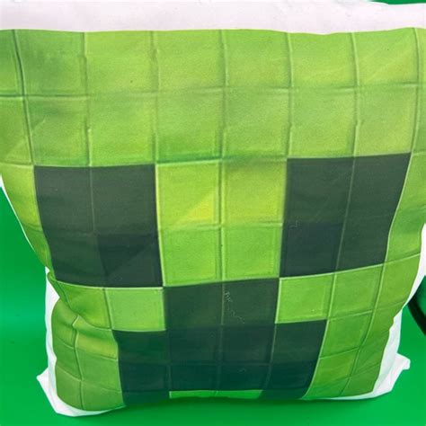 Minecraft Creeper Pillow Etsy