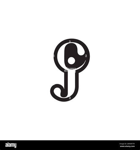 Jc Cj Abstract Initial Monogram Letter Alphabet Logo Design Stock