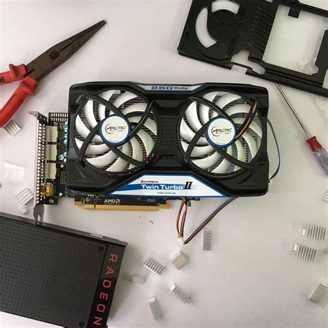 Rx 480 Reference Cooler Swaped With Arctic Cooler Twin Turbo Ii R Amd