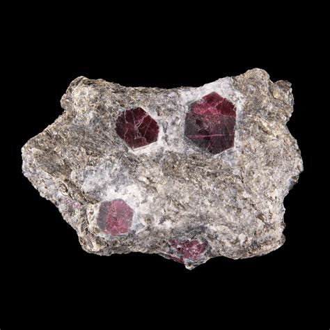 Ruby Rare Locality Specimen Fine Crystals Rai Iz Tyumenskaya Oblast Polar Urals