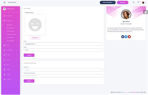 Github Creativetimofficialct Vue White Dashboard Pro Laravel Vue Spa White Template