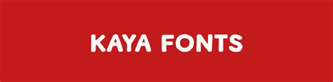 Kaya Font Myfonts