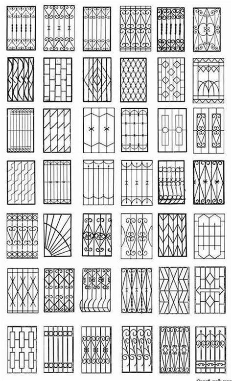 Square Window Grill Design