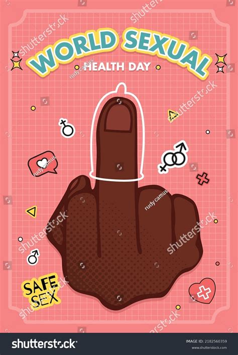 World Sexual Health Day Poster Design Stock Vector Royalty Free