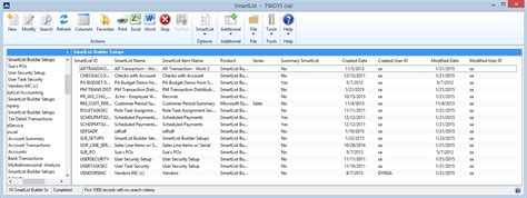 Smartlist Builder Setups Smartlist Builder Template Eone Solutions