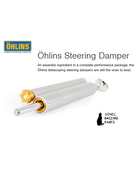 Sd 005 Ohlins Amortiguador De Direccion Recorrido 150 Soporte Montaje