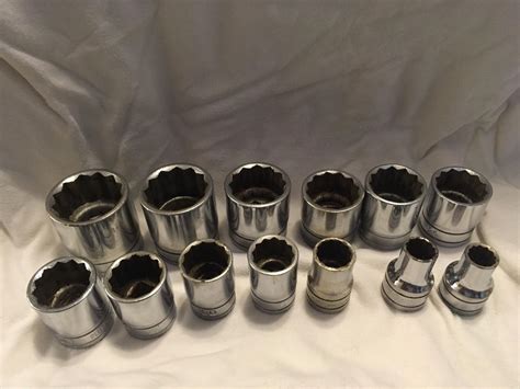 Vintage Belzer 12 Socket Set 1870411029