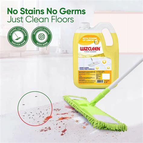 Wiz Cleen Lemon Floor Cleaner 5l At ₹ 299piece In Mumbai Id 2856299860291