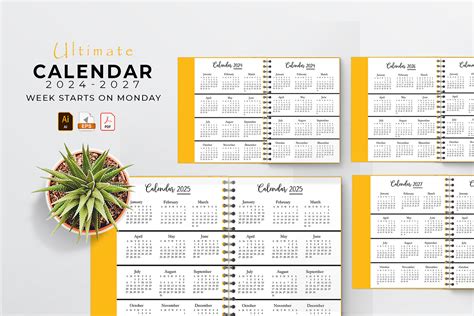 Ultimate Planner Bundle Pack 2024 27 A Stationery Template By Obayes