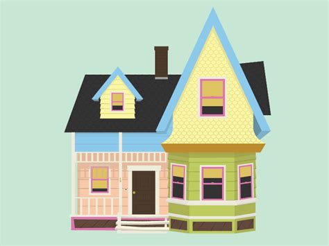 Pixars Up House Disney Up House Up Movie House Up House Pixar