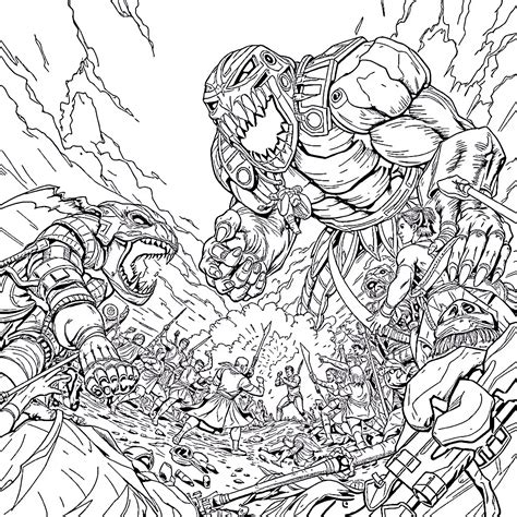 Best Titan Coloring Pages Free Printable Pdf